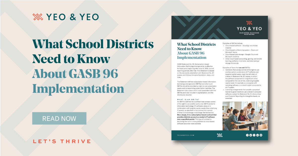 What School Districts Need to Know About GASB 96 Implementation