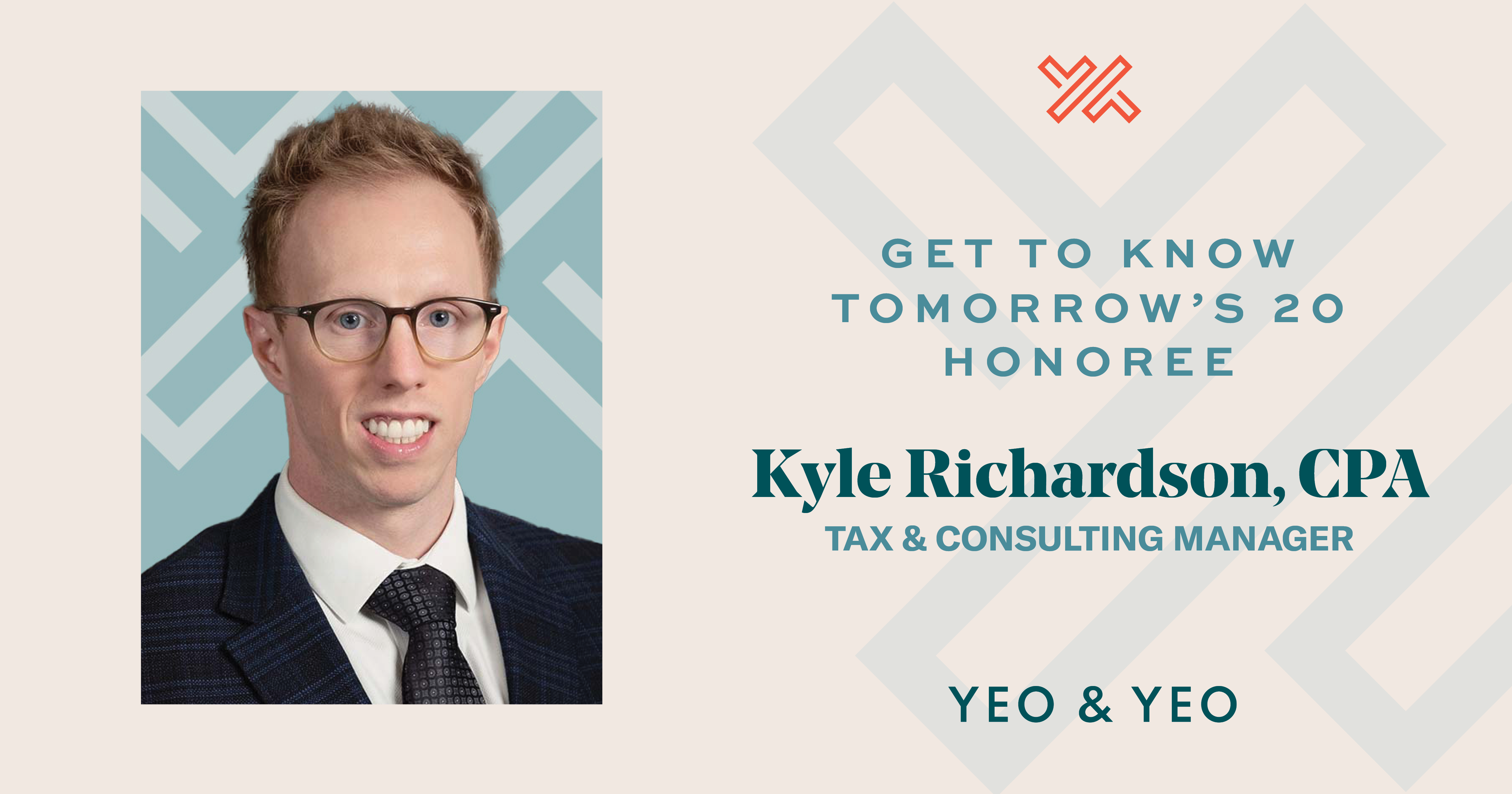 Celebrating Excellence: Kyle Richardson Wins Tomorrow’s 20 Award