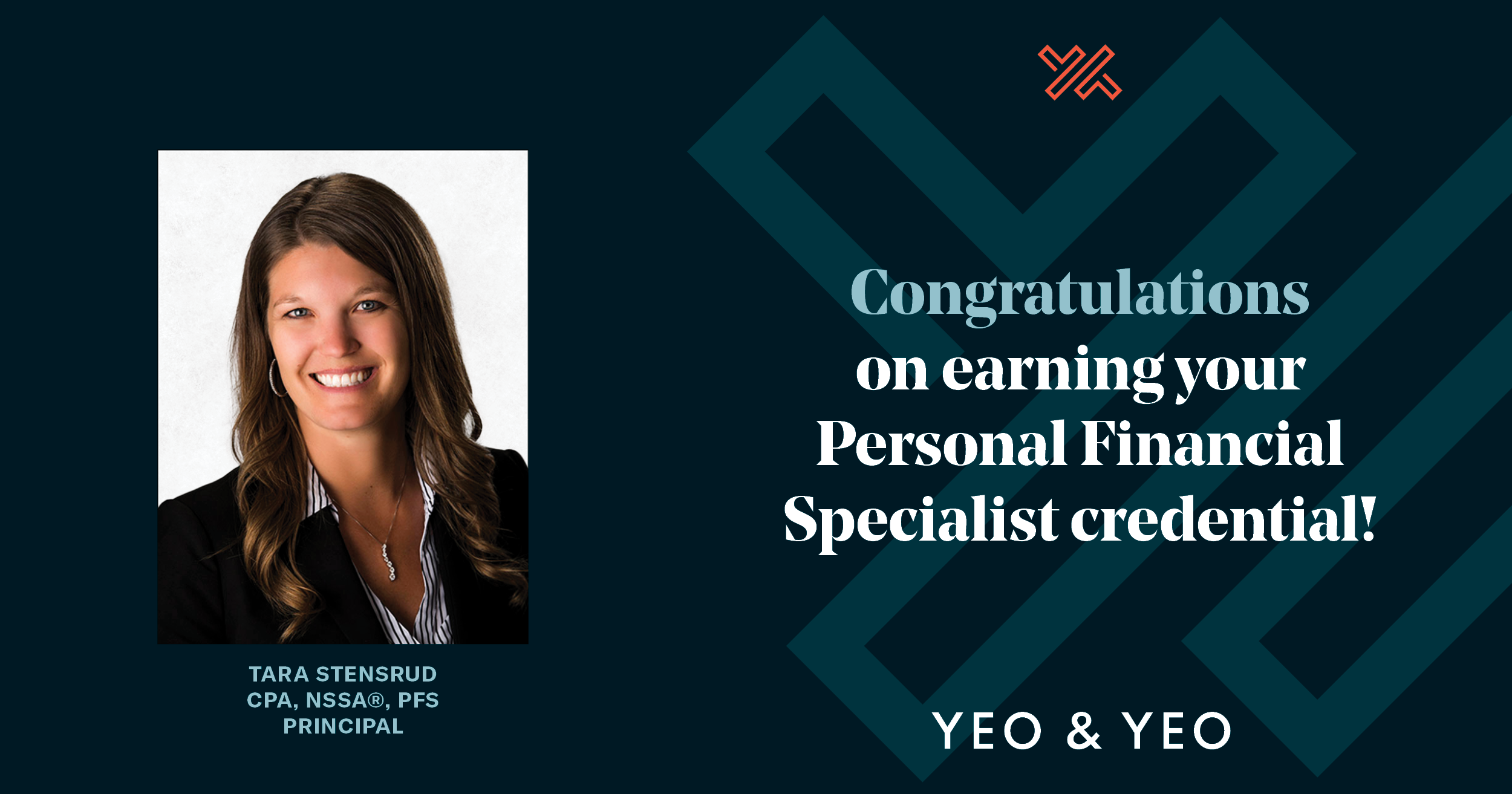 Tara Stensrud Earns Personal Financial Specialist Credential